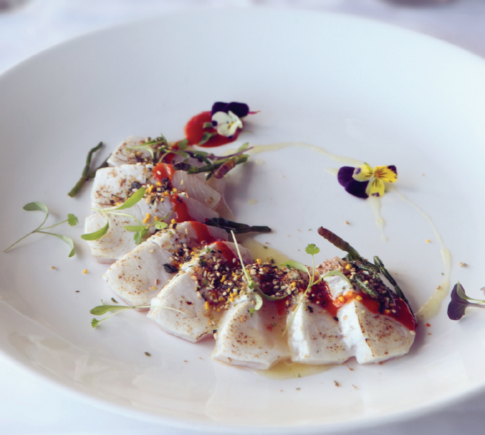 Scorched Hiramasa Kingfish with Ssamjang sea spray | Great Australian ...